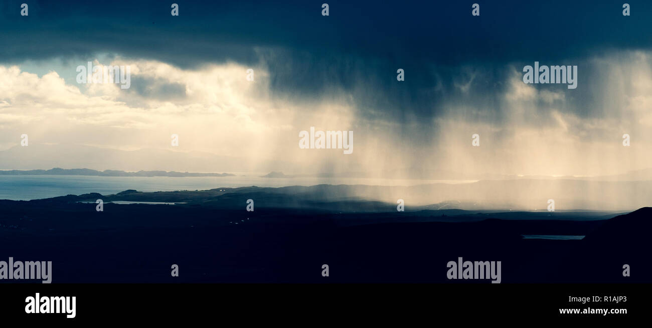 Rain falling mountains hi-res stock photography and images - Alamy