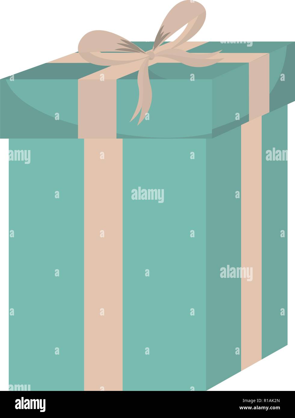 Gift box present cartoon vector illustration graphic design Stock ...