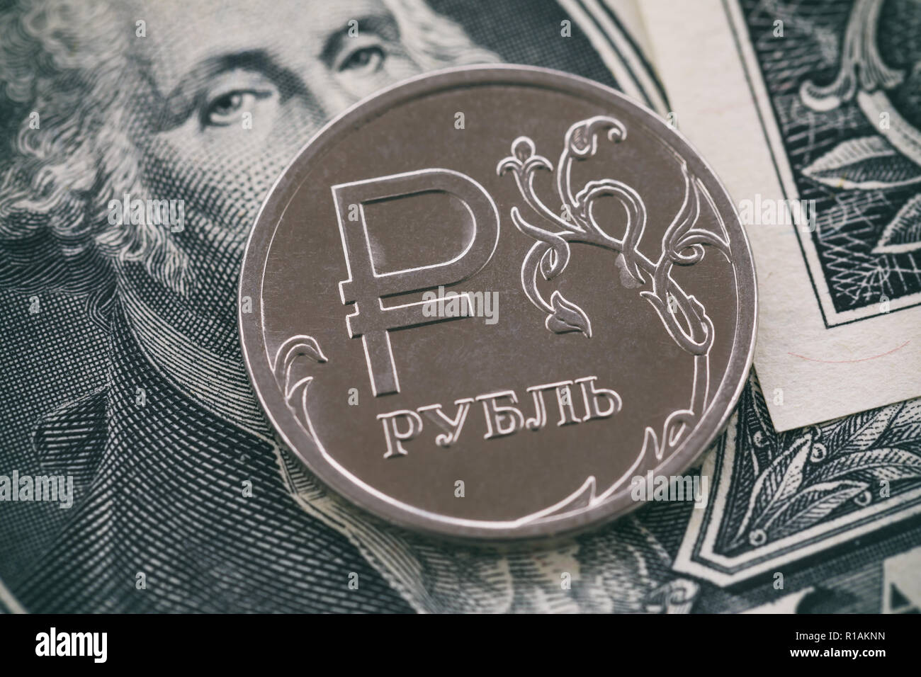 Russian ruble sign hi-res stock photography and images - Alamy