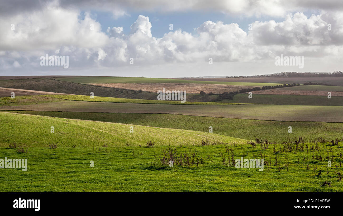 Views of the South Downs at Pyecombe, West Sussex Stock Photo - Alamy