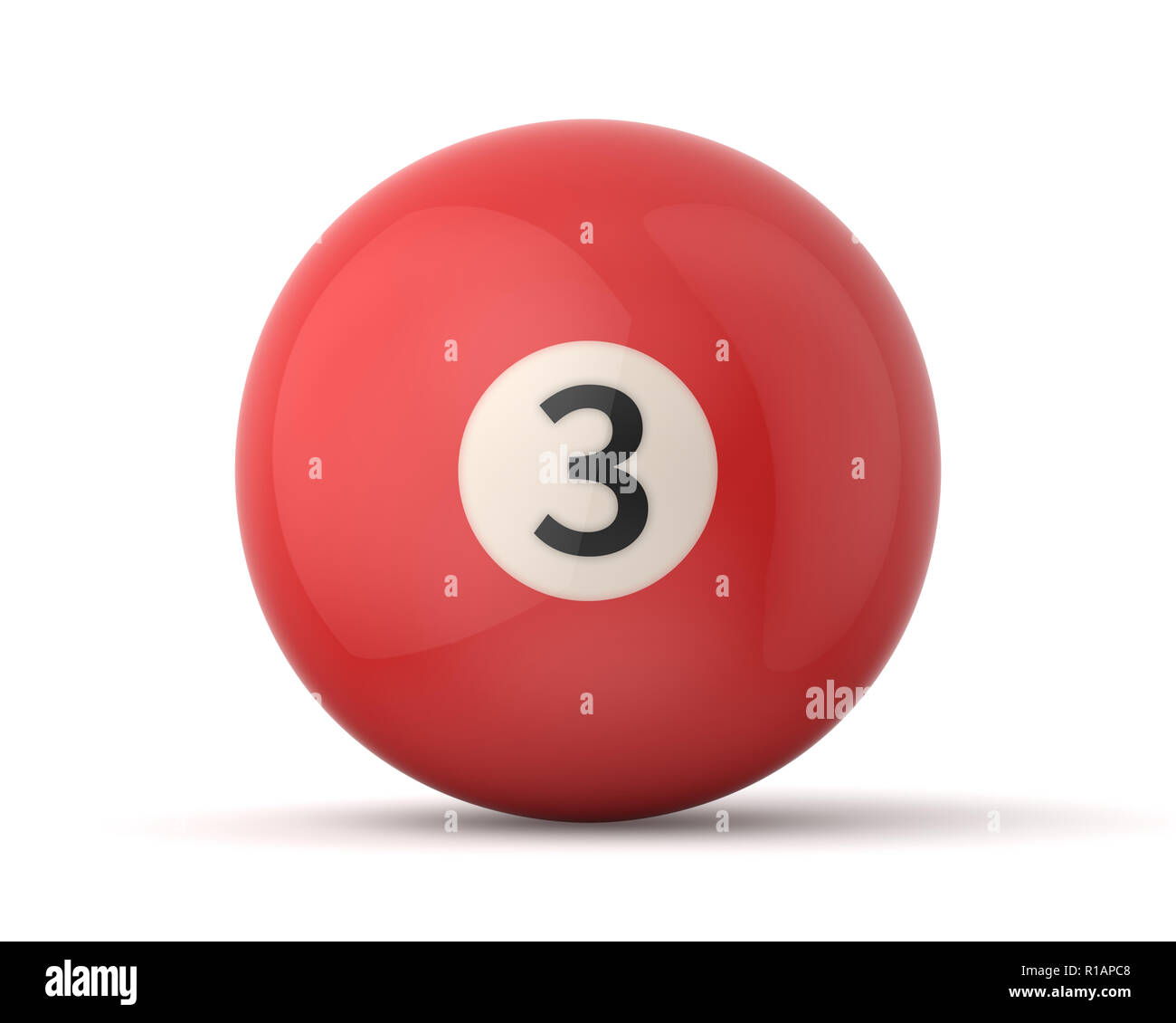 Red 3 Cut Out Stock Images & Pictures - Alamy