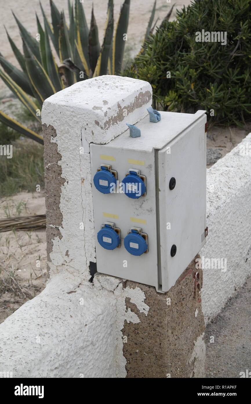 Electrical socket outlets Stock Photo - Alamy