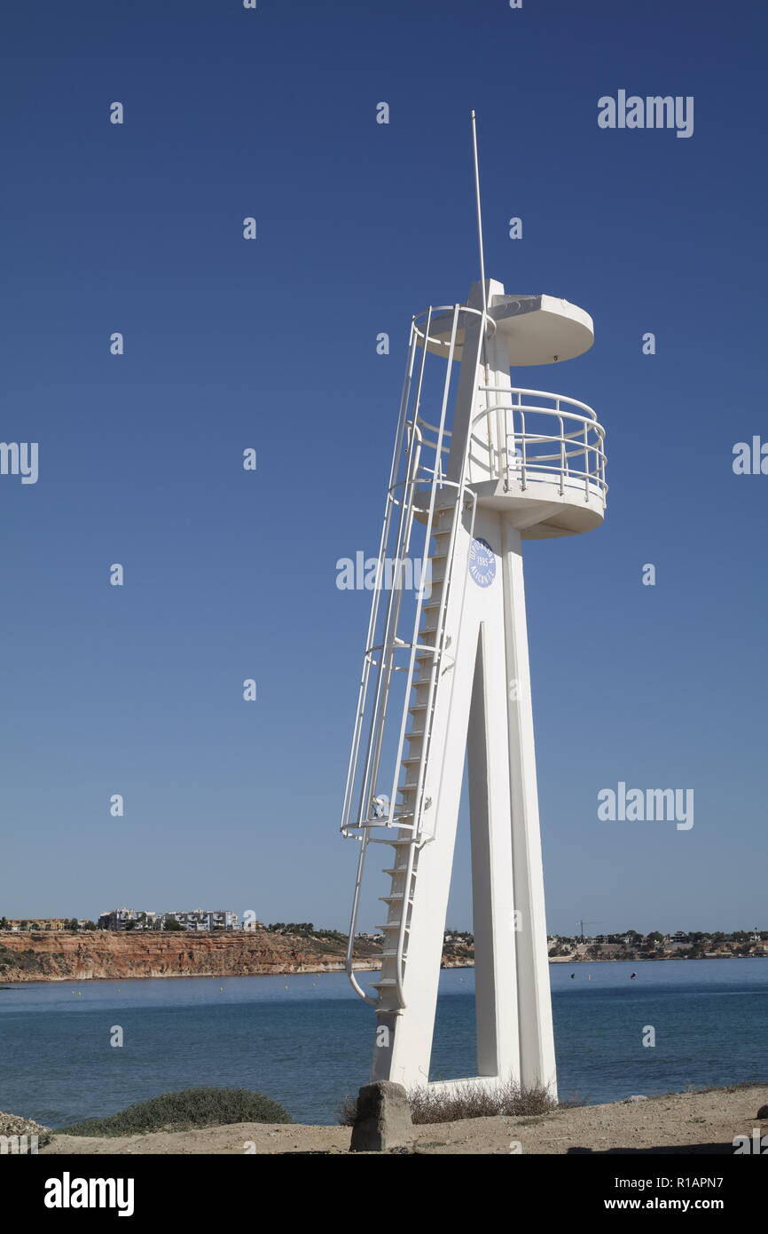 Life Guard Tower Stock Photo - Alamy