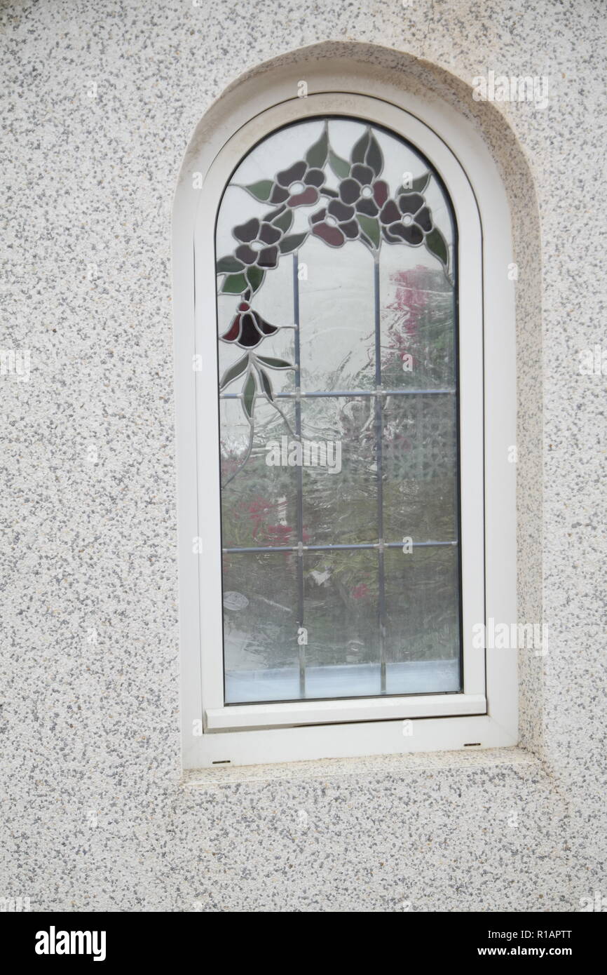 Ornate window in wall Stock Photo - Alamy
