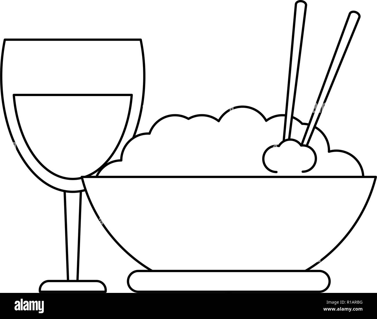 Asian cooking wine Stock Vector Images - Alamy