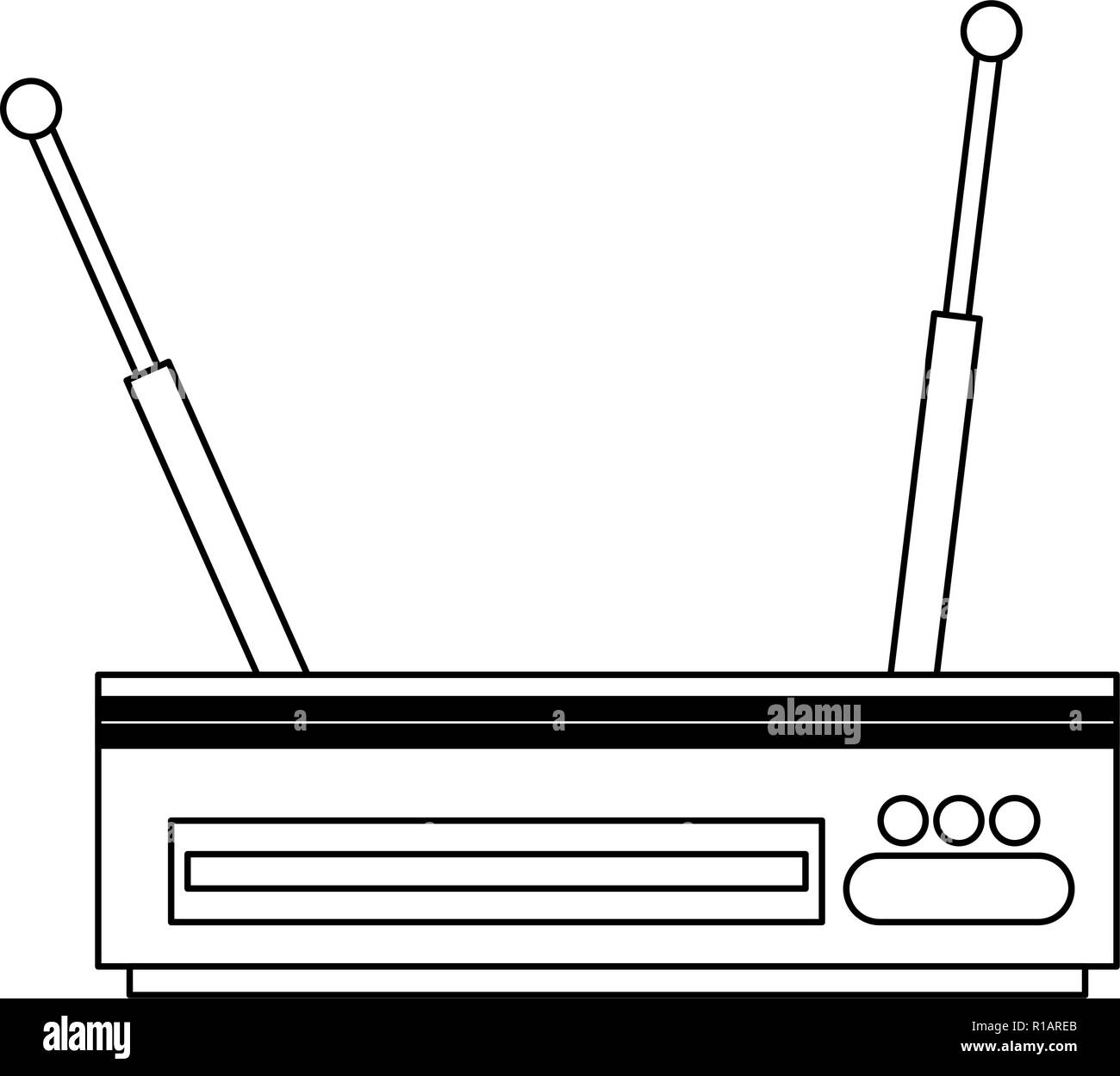 Tv decoder Stock Vector Images - Alamy