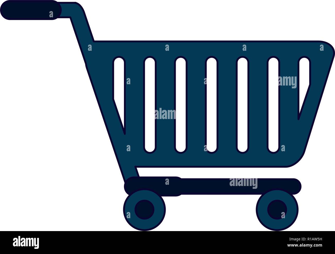 Shopping cart symbol isolated vector illustration graphic design Stock ...