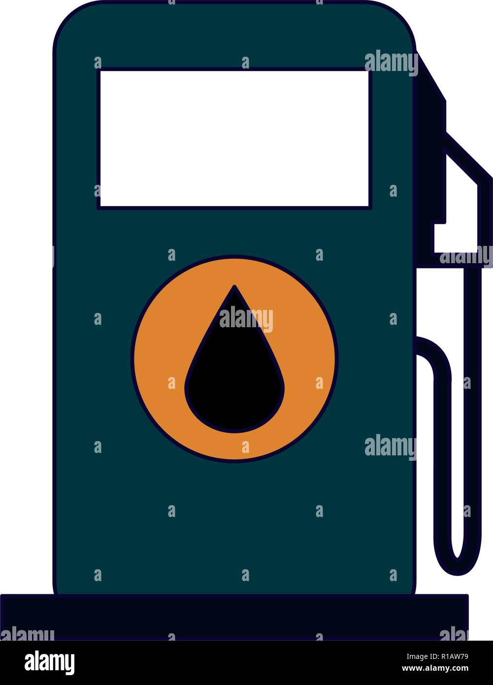 Fuel dispenser symbol isolated vector illustration graphic design Stock ...