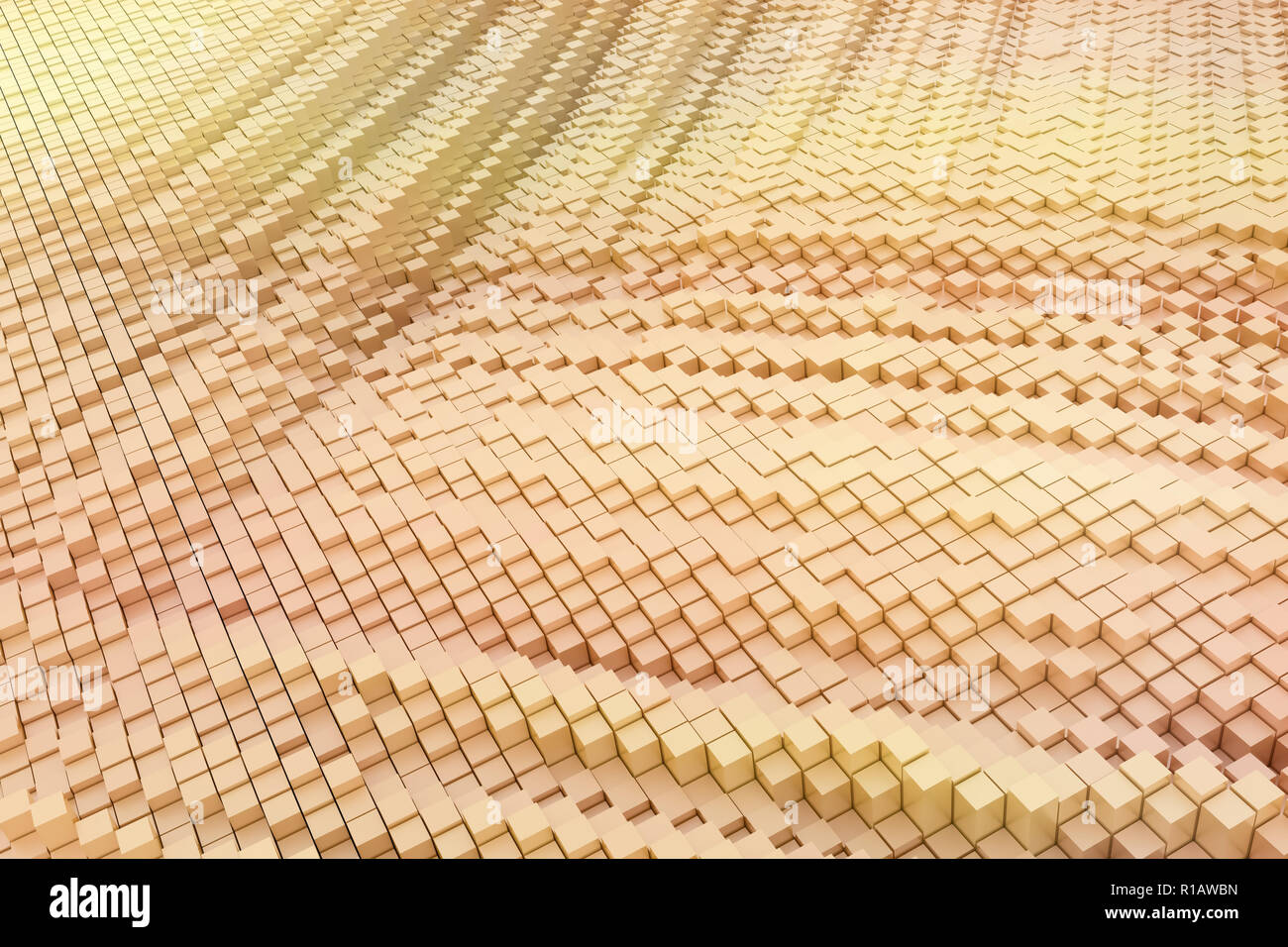 Shape composition, blocks, geometric structure. Decorative ...