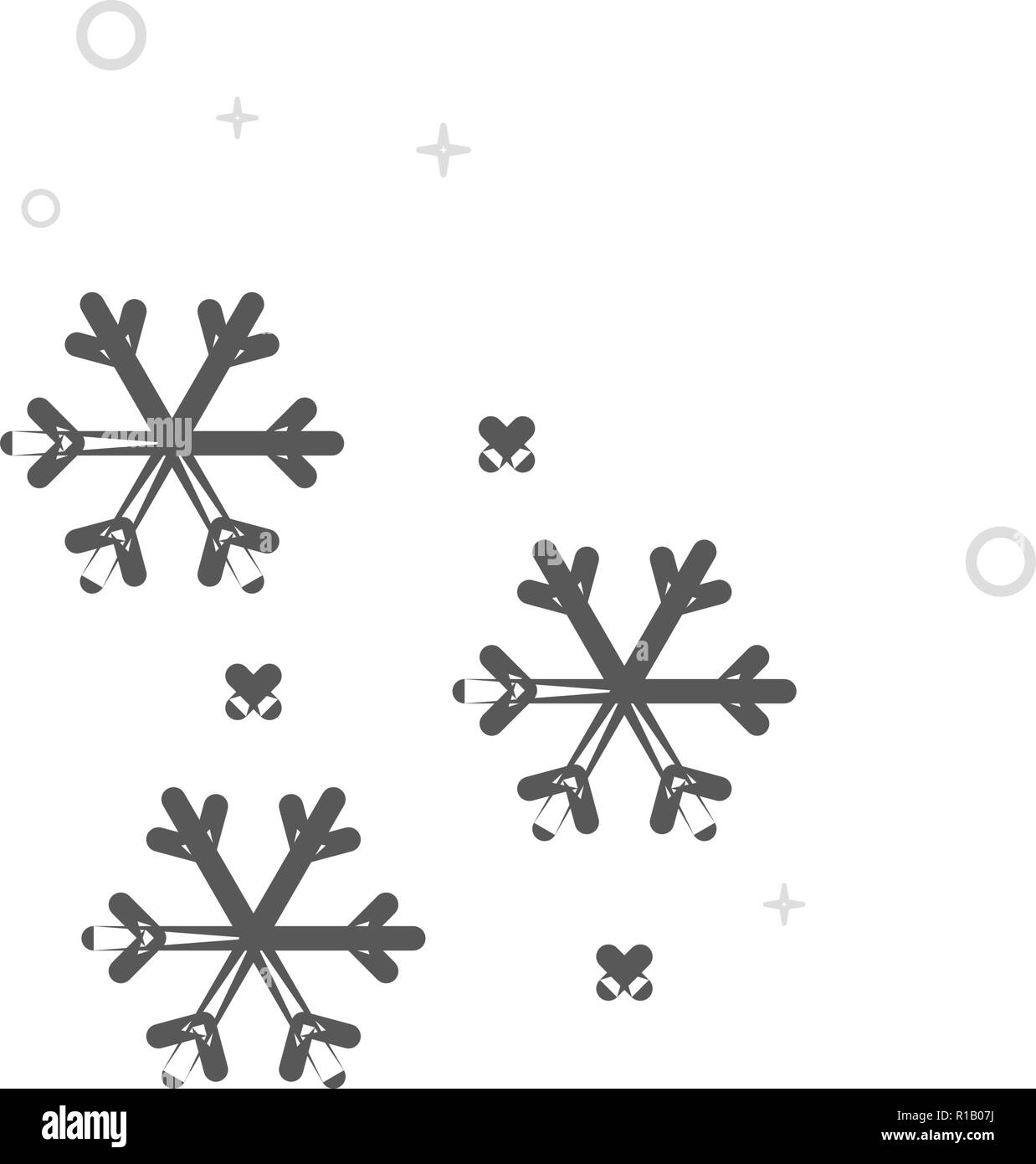 Falling Snowflakes Vector