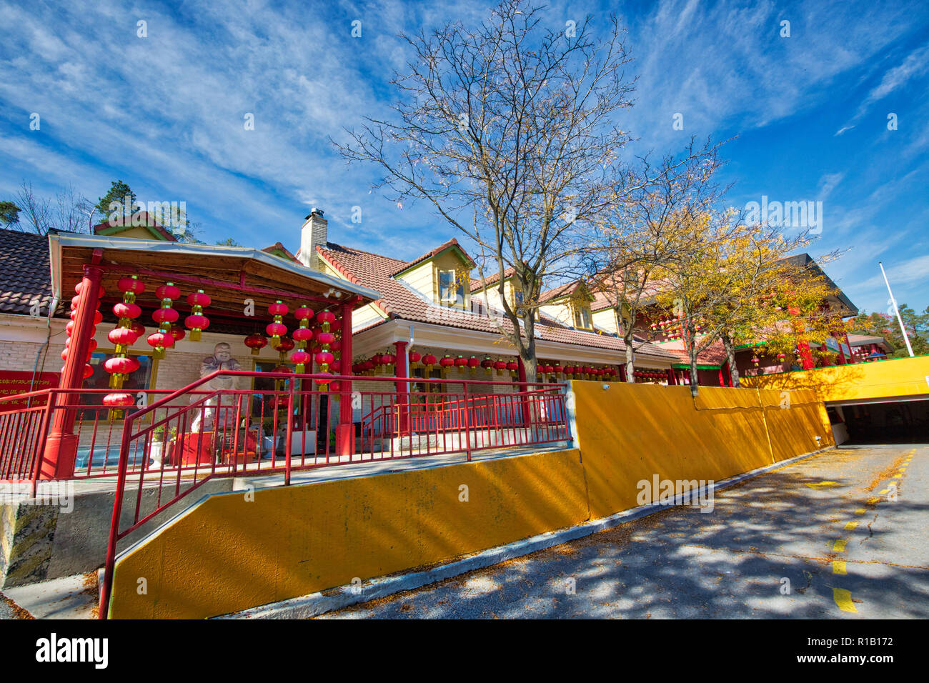 Toronto, Canada-10 October, 2018: Scenic Buddhist Cham Shan Temple on ...