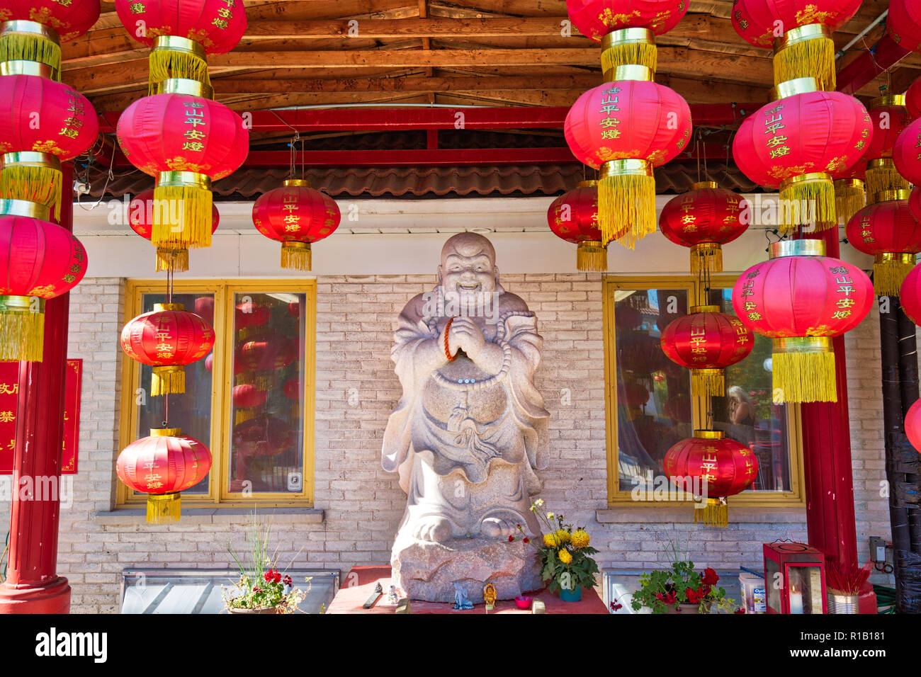 Toronto, Canada-10 October, 2018: Scenic Buddhist Cham Shan Temple on ...