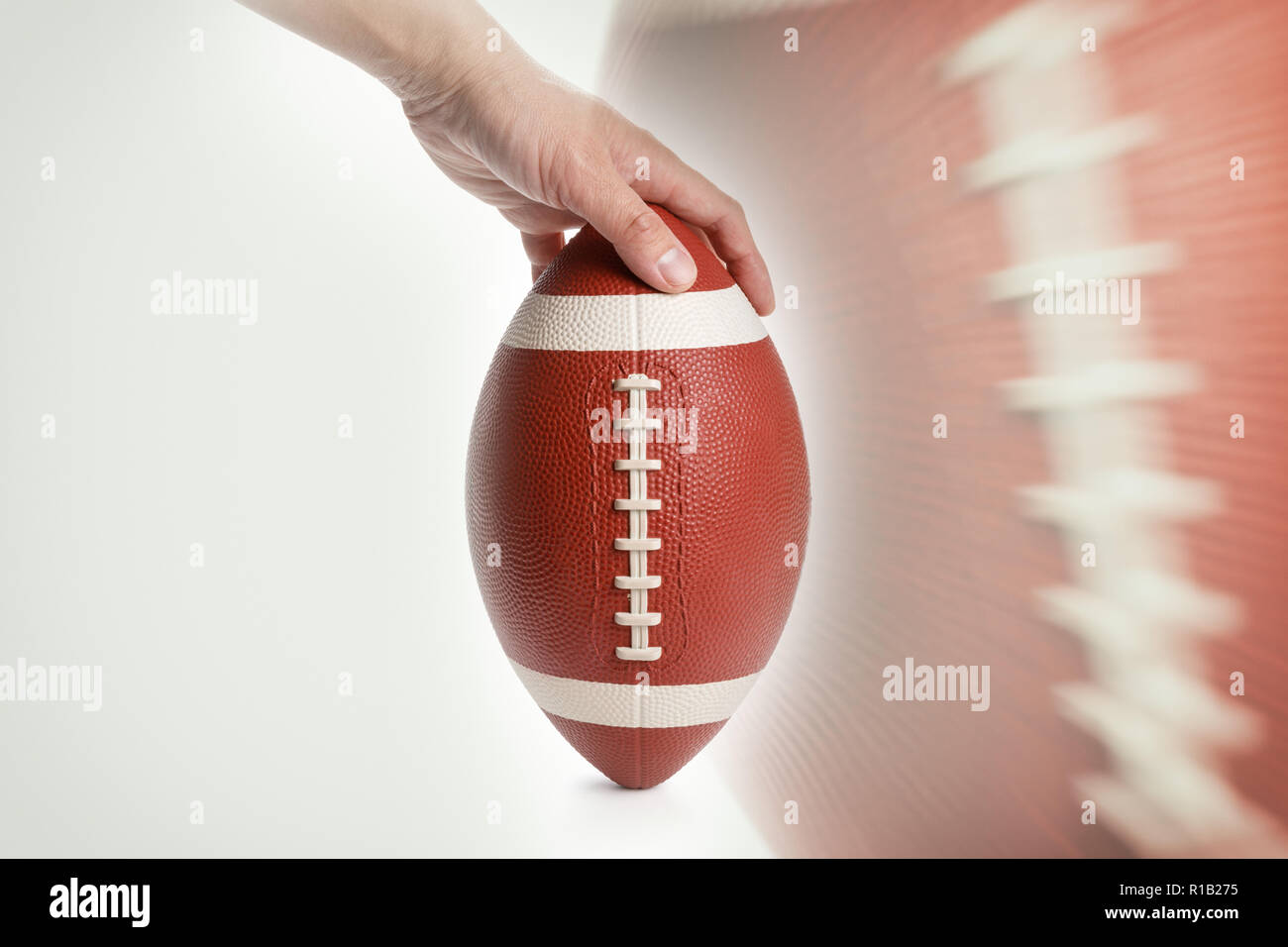 Football hand hi-res stock photography and images - Alamy