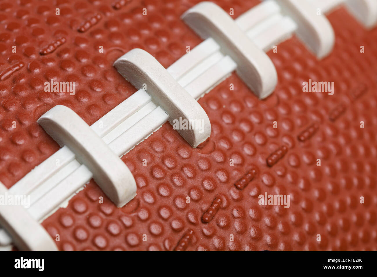American Football Texture for background , close up Stock Photo - Alamy