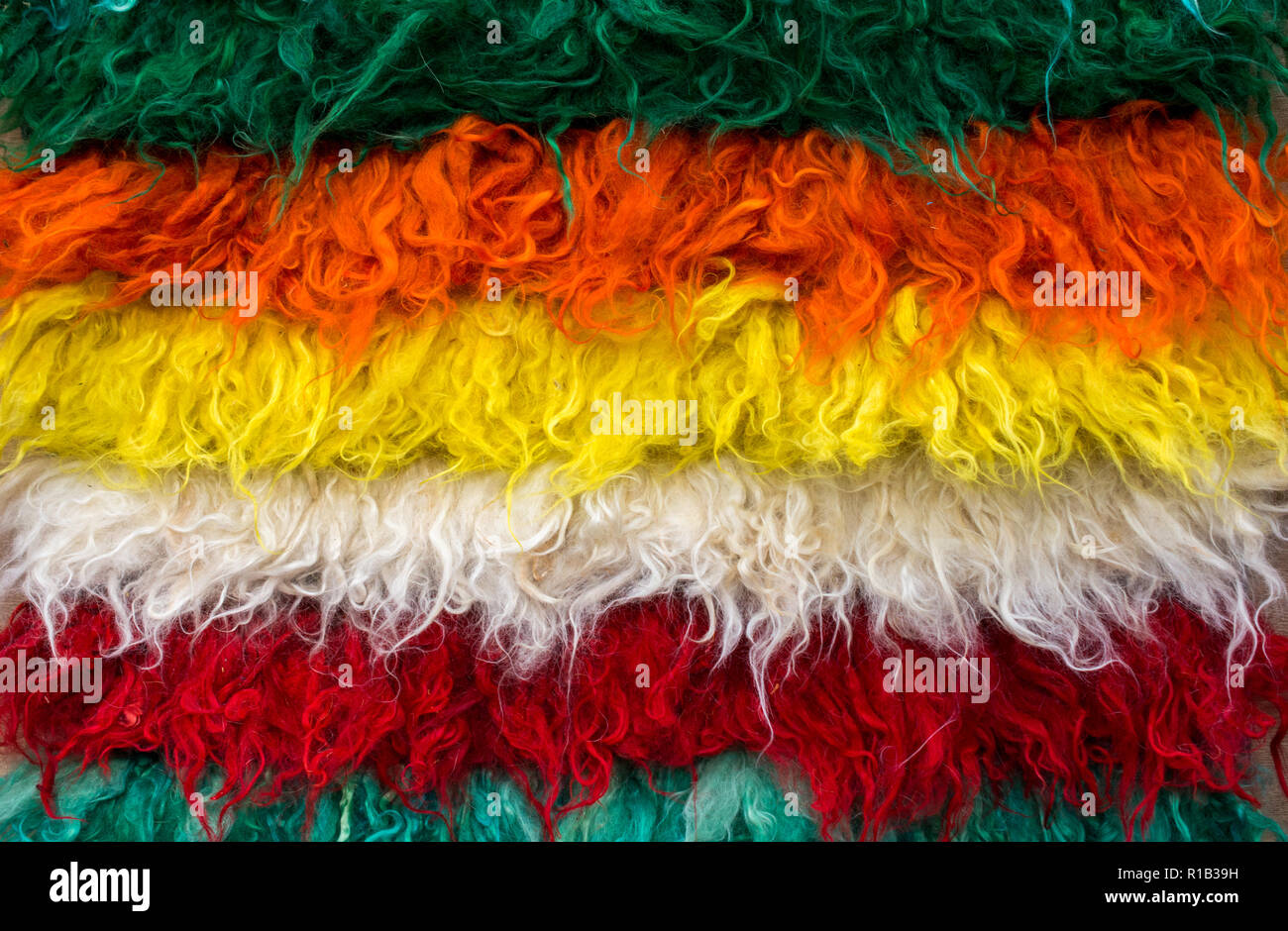 Heap of colorful wool as a texture background Stock Photo - Alamy