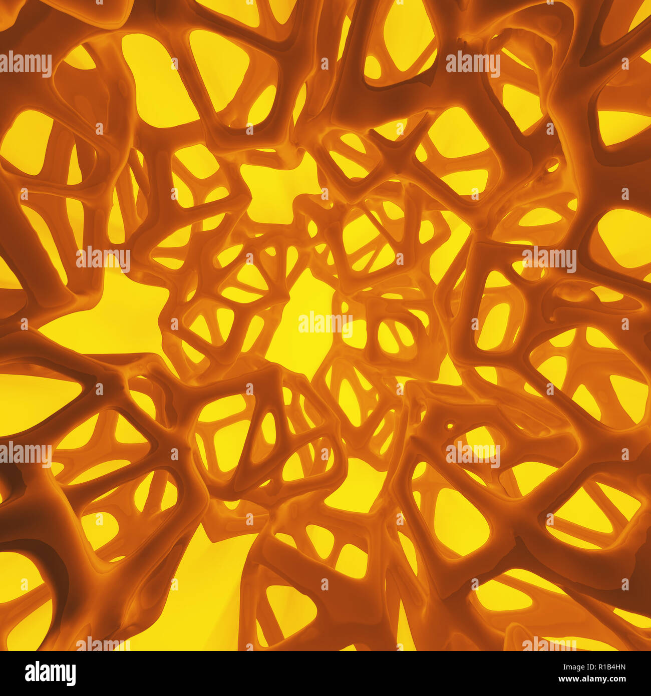 Abstract 3d rendering concept of high poly sphere with chaotic mesh ...