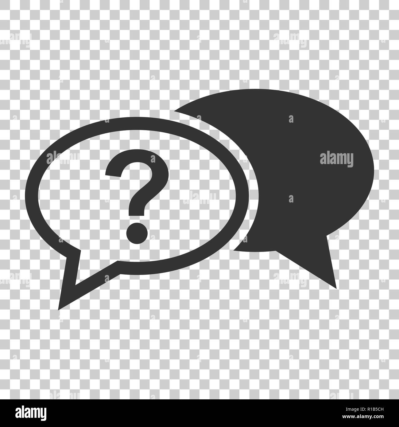 Question mark speech bubble hi-res stock photography and images - Alamy