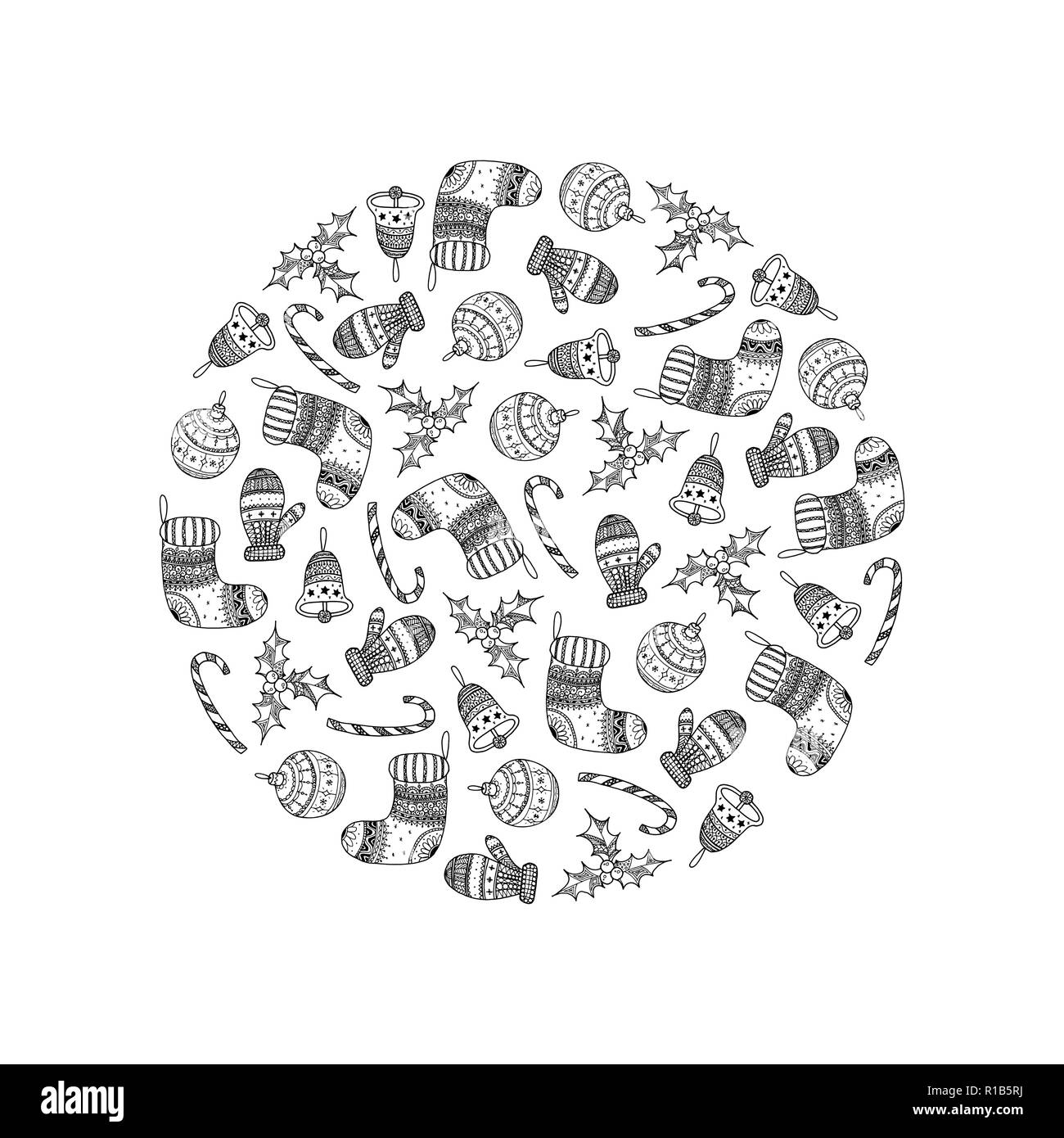 Zentangle cane Stock Vector Images - Alamy