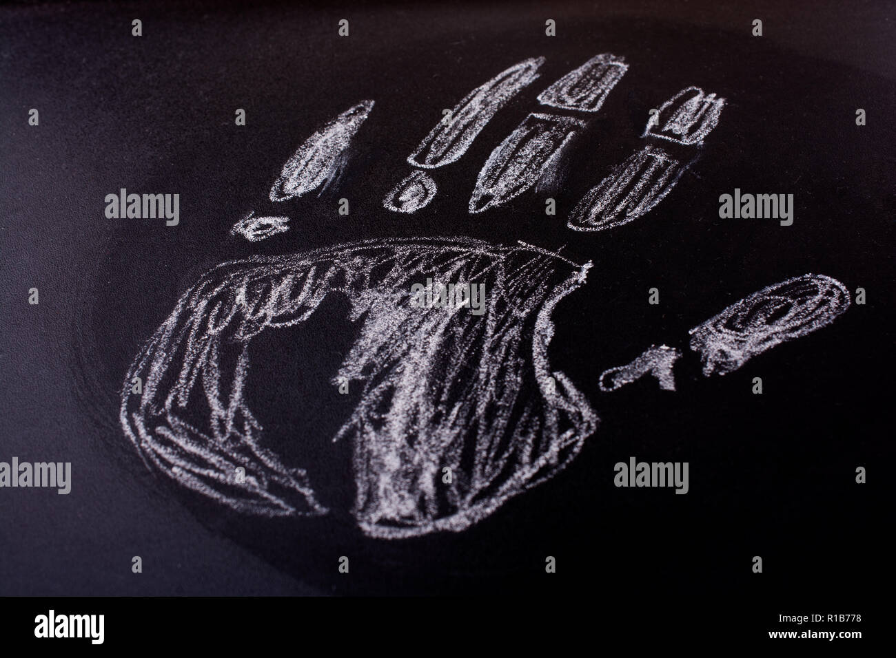 Education handprint design hi-res stock photography and images - Alamy