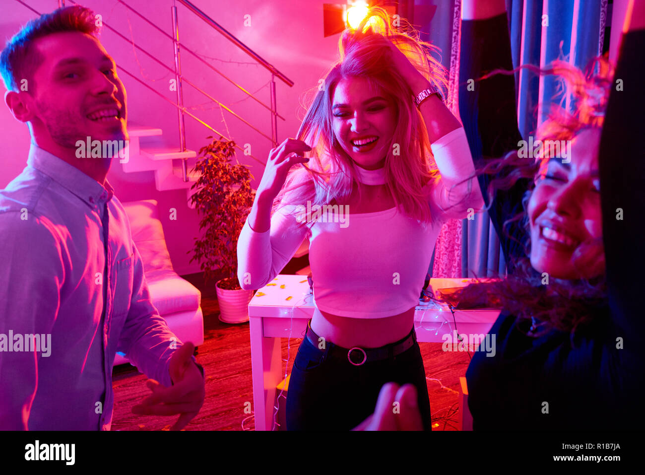 Group fancy people dancing hi-res stock photography and images - Alamy