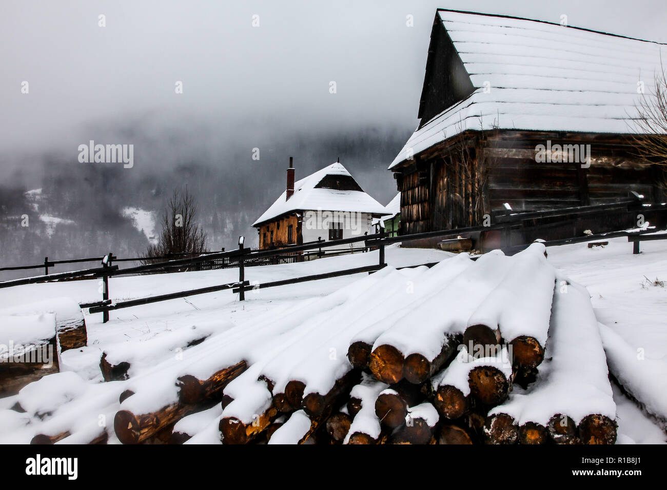 Village vlkolinec hi-res stock photography and images - Alamy