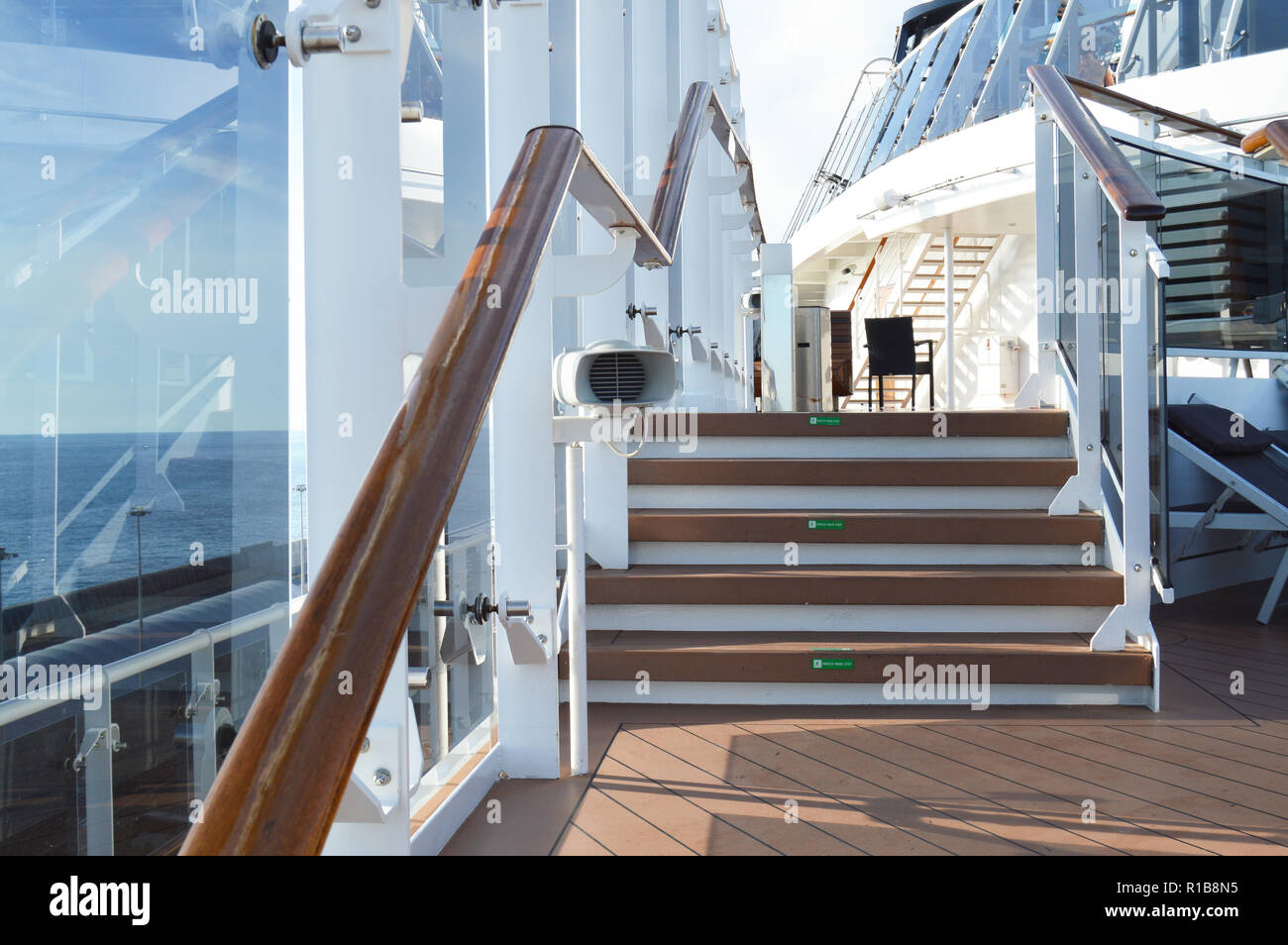 Ship luxury liner handrail hi-res stock photography and images - Alamy