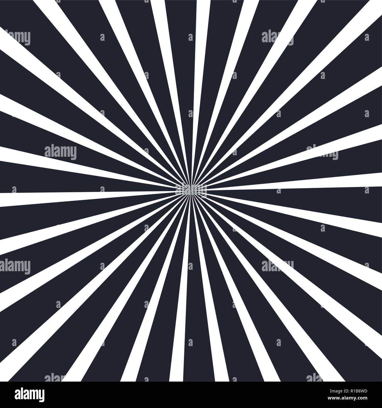black and white Sunburst background, vector illustration Stock Vector ...