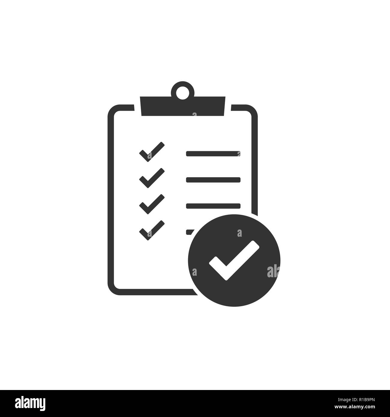 Checking, checklist, document, list verification icon Vector ...