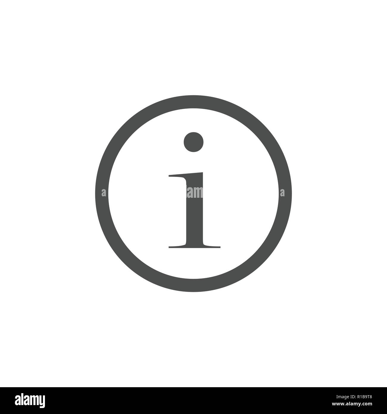 Information icon Black and White Stock Photos & Images - Alamy