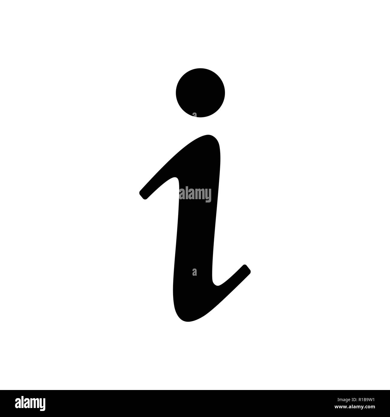 Information icon Black and White Stock Photos & Images - Alamy