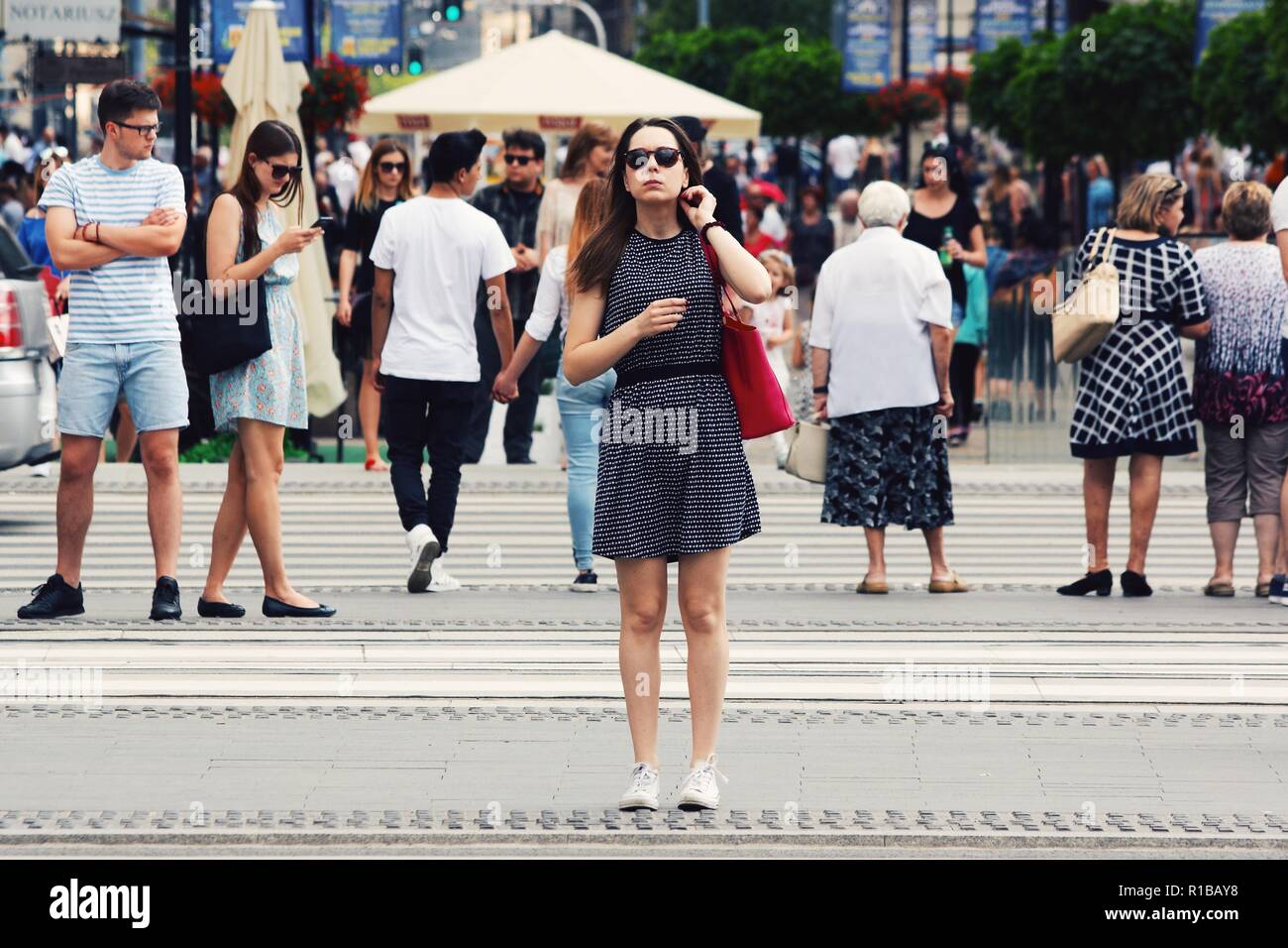 Woman crowd hi-res stock photography and images - Alamy