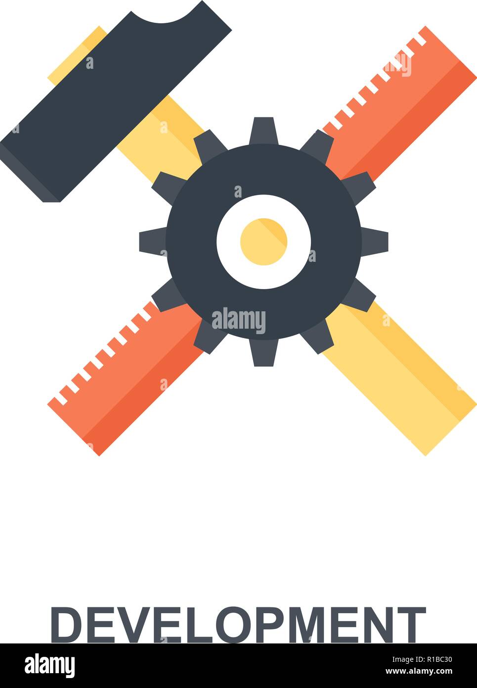 Vector illustration of development flat design concept Stock Vector ...