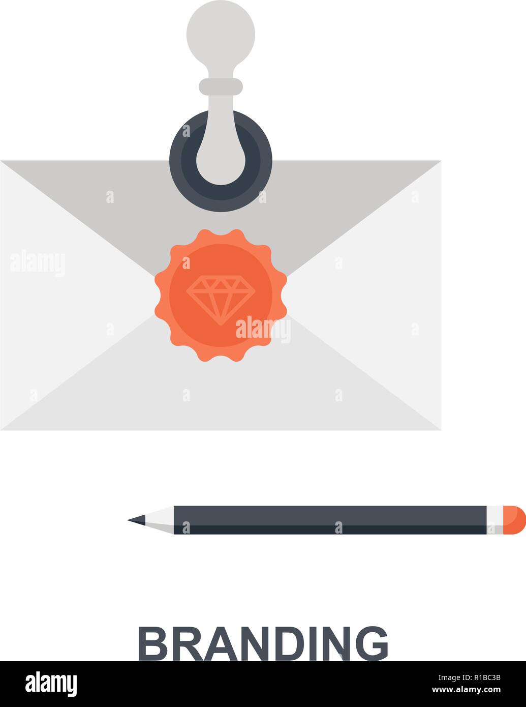 Vector illustration of branding flat design concept Stock Vector Image ...