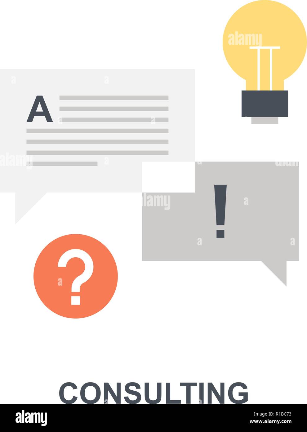 Consulting icon concept Stock Vector Image & Art - Alamy