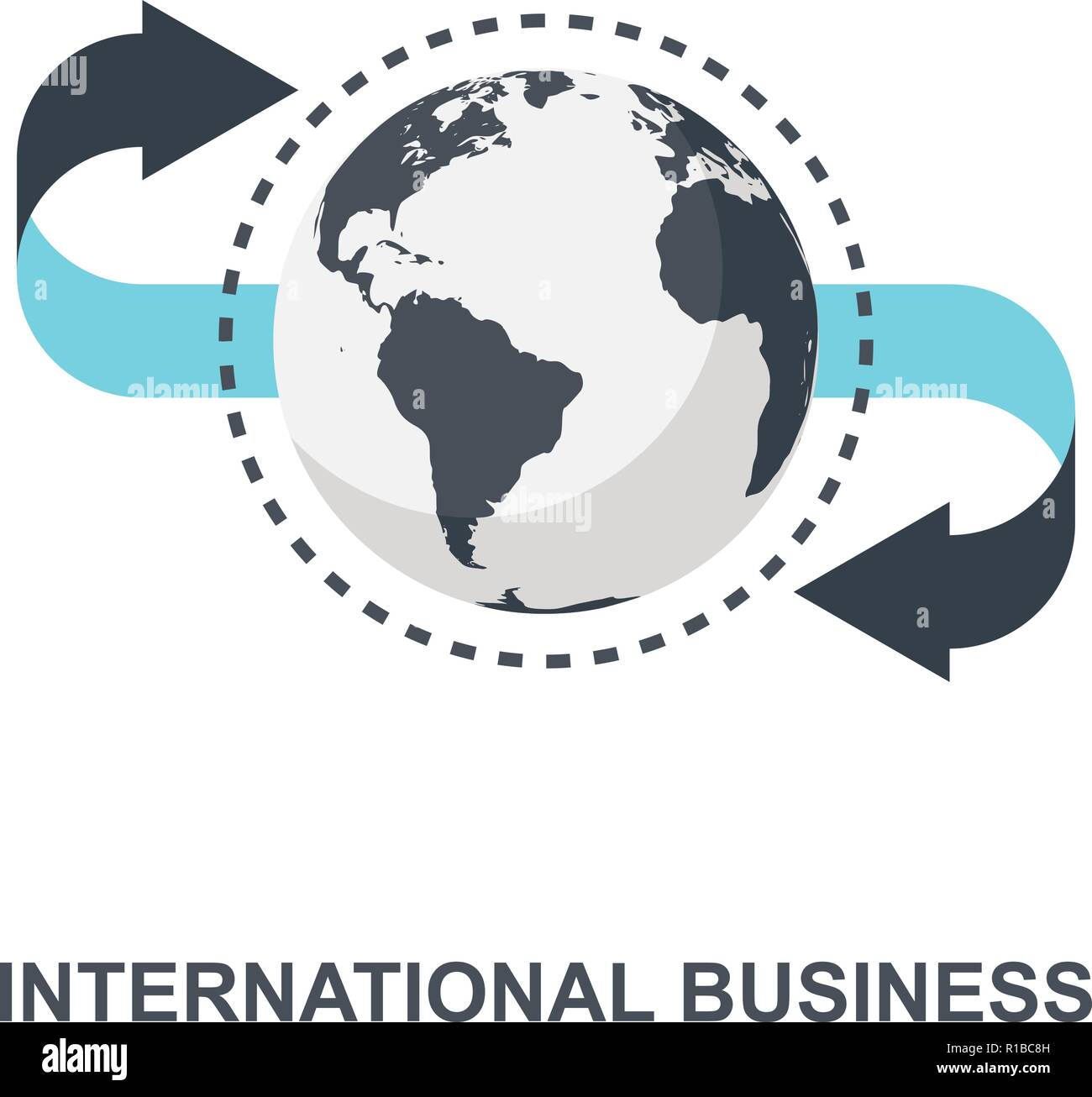 International Business icon concept Stock Vector Image & Art - Alamy