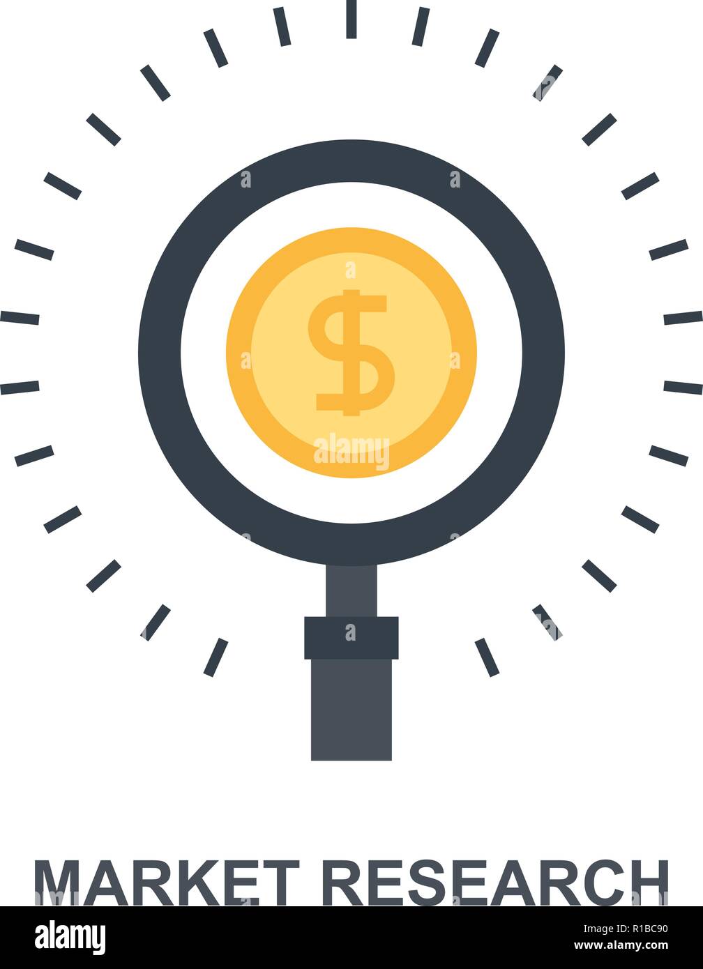 Market Research icon concept Stock Vector Image & Art - Alamy