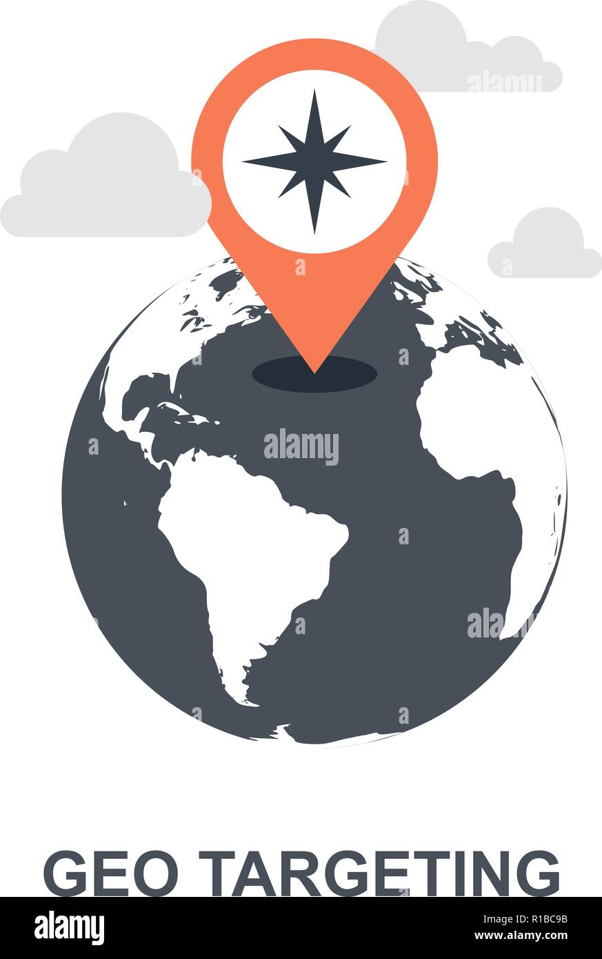 Geo Targeting icon concept Stock Vector Image & Art - Alamy