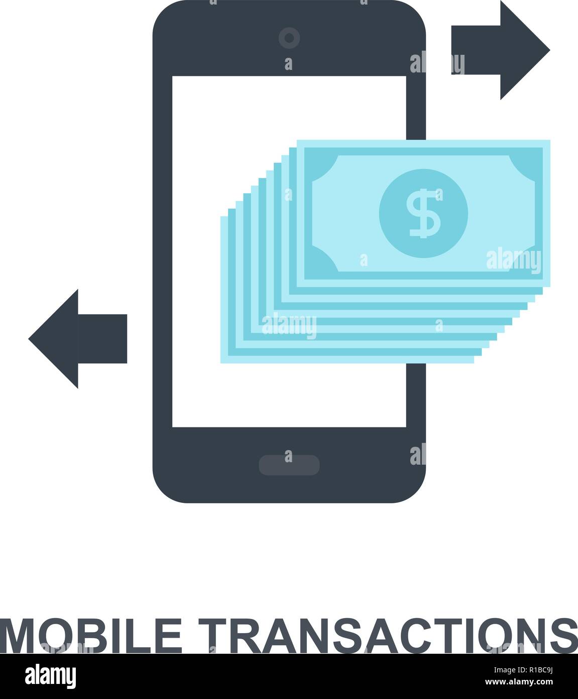 Mobile transactions Stock Vector Images - Alamy