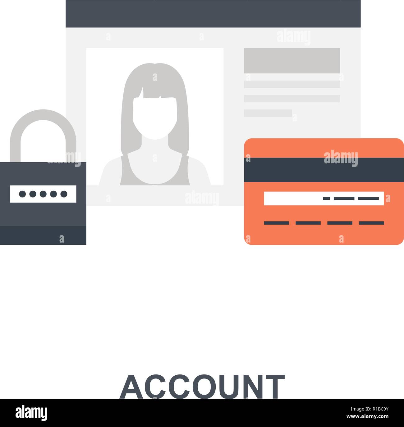 Banking customer personal account Stock Vector Images - Alamy