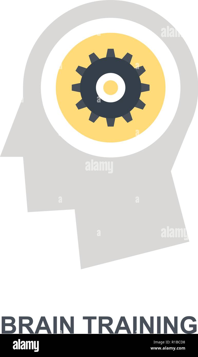 Brain Training icon concept Stock Vector Image & Art - Alamy