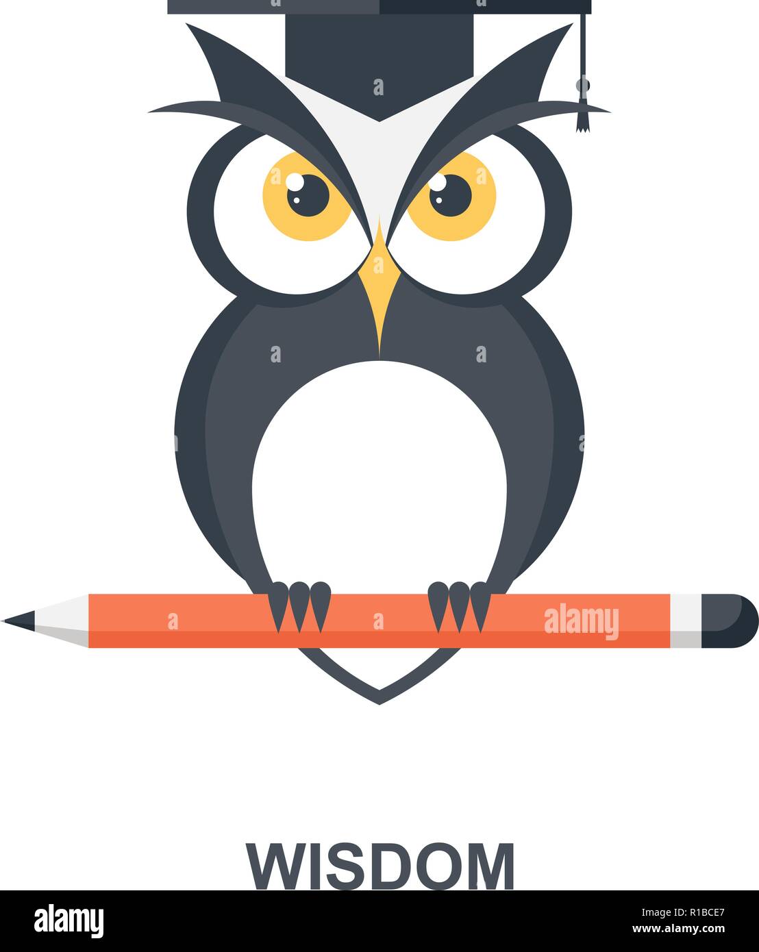 Wisdom icon concept Stock Vector Image & Art - Alamy