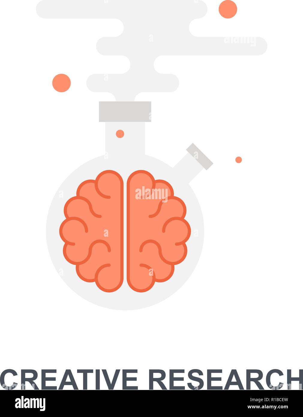 Brain development lab research Stock Vector Images - Alamy