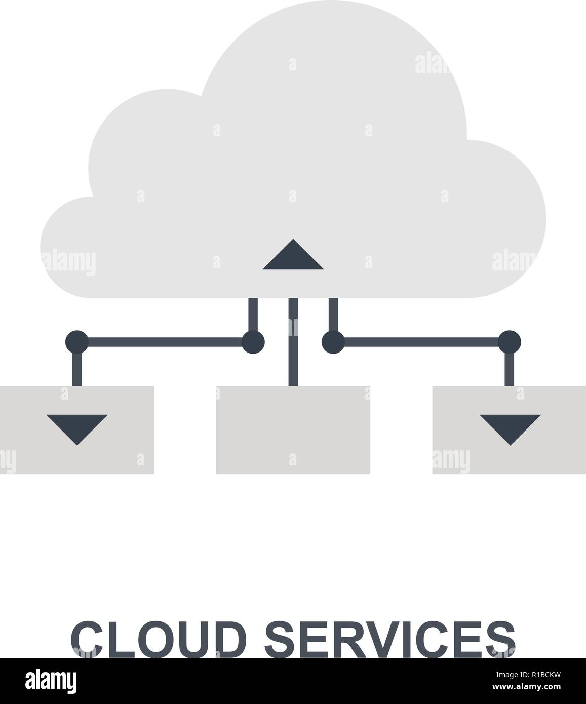 Cloud Services icon concept Stock Vector Image & Art - Alamy