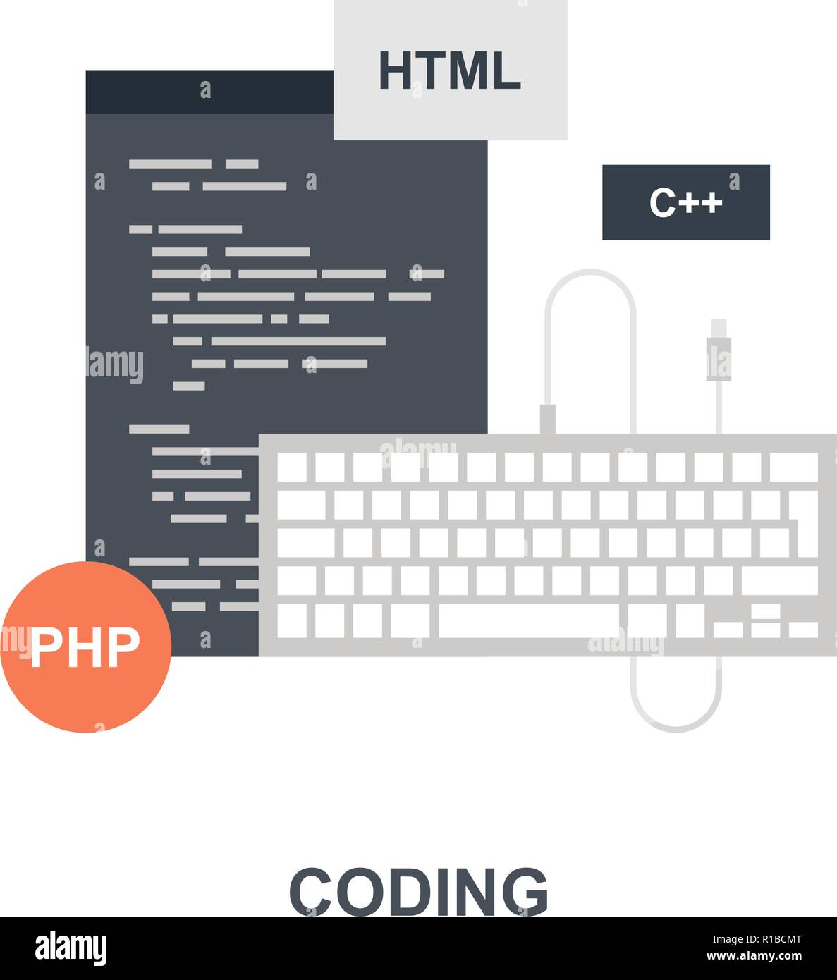 Program Coding icon concept Stock Vector Image & Art - Alamy