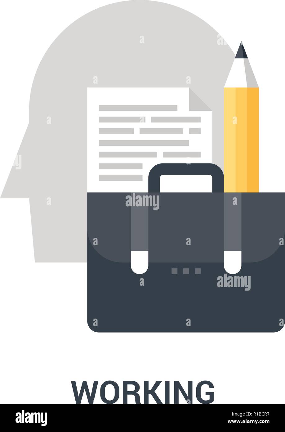 working icon concept Stock Vector Image & Art - Alamy
