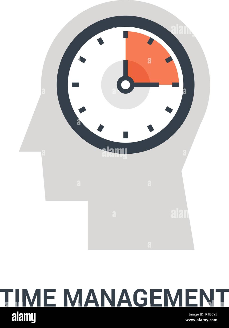 time management icon concept Stock Vector Image & Art - Alamy
