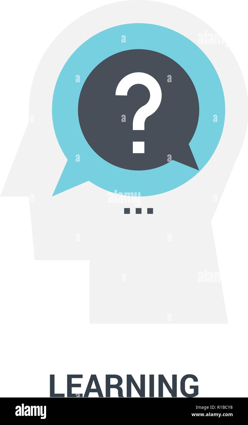 learning icon concept Stock Vector Image & Art - Alamy