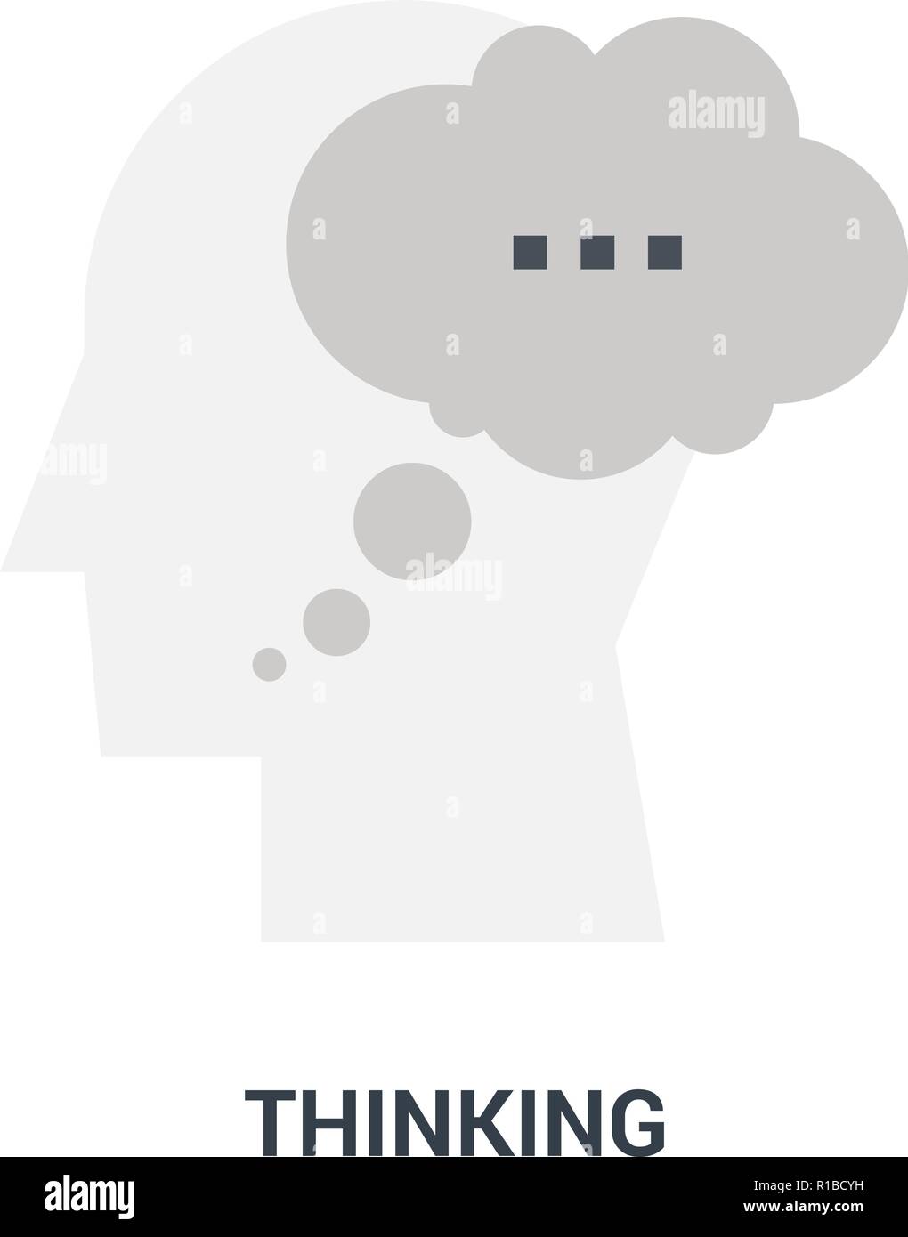 thinking icon concept Stock Vector Image & Art - Alamy