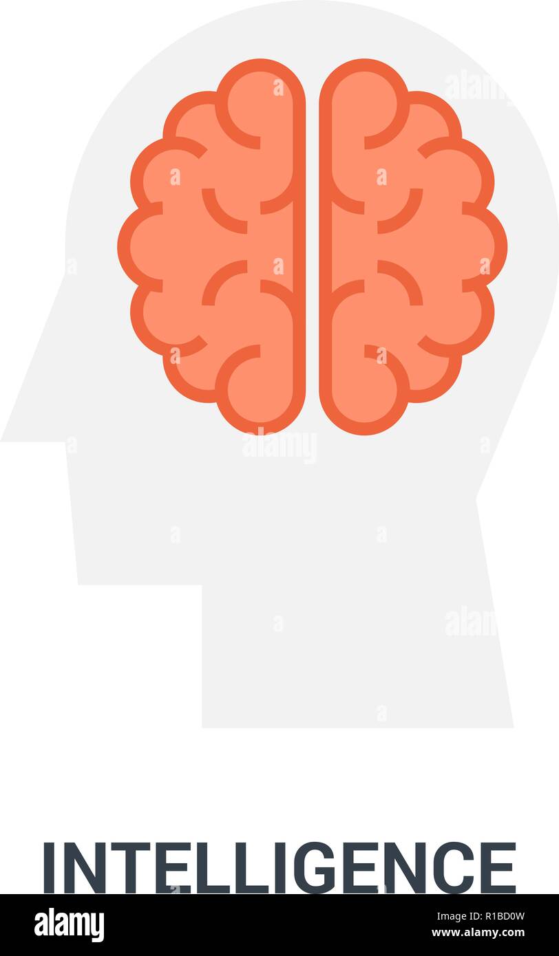 intelligence icon concept Stock Vector Image & Art - Alamy