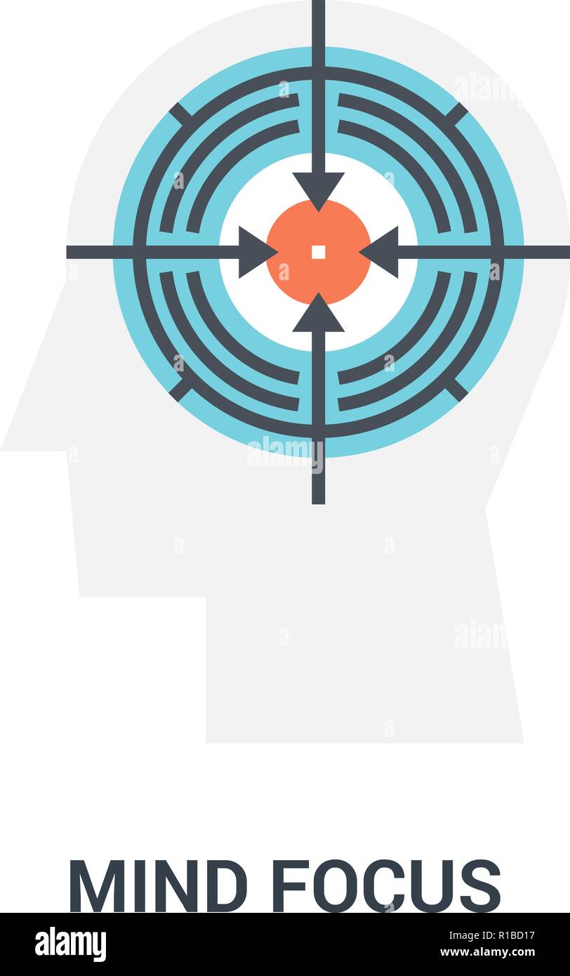 mind focus icon concept Stock Vector Image & Art - Alamy